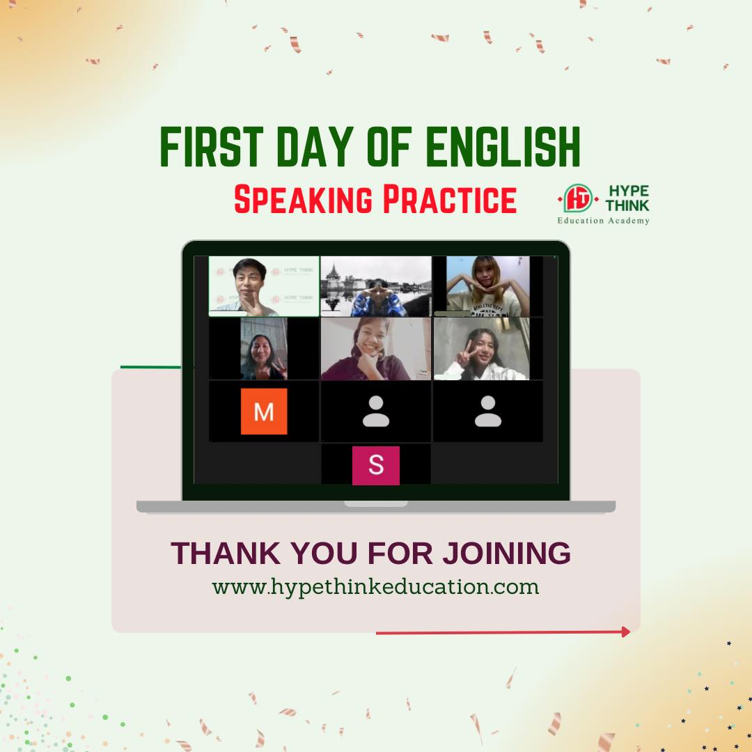 First Day of English Speaking Practice - Hype Think Education