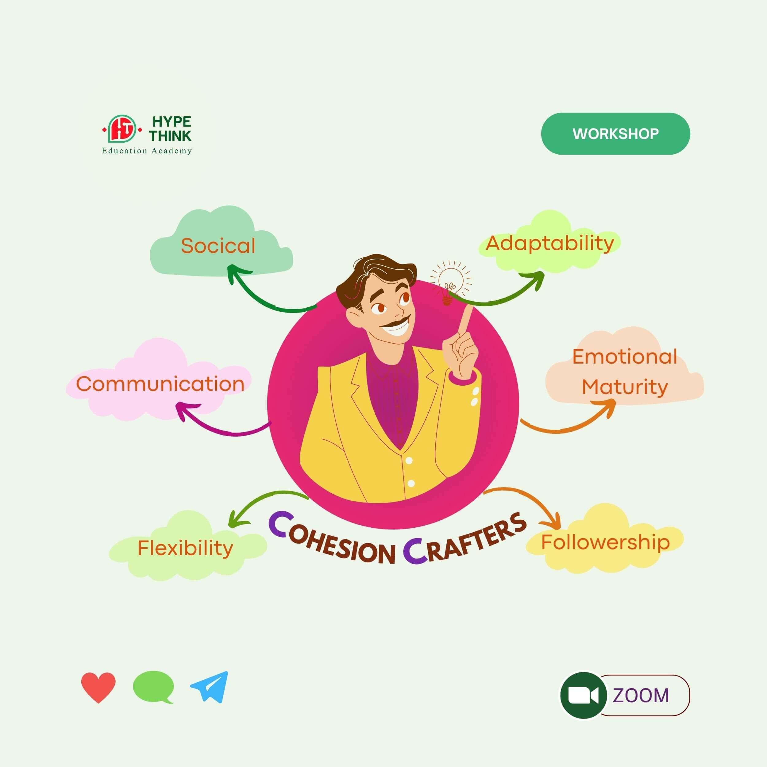 Cohesion Crafters Workshop Announcement - Hype Think Education