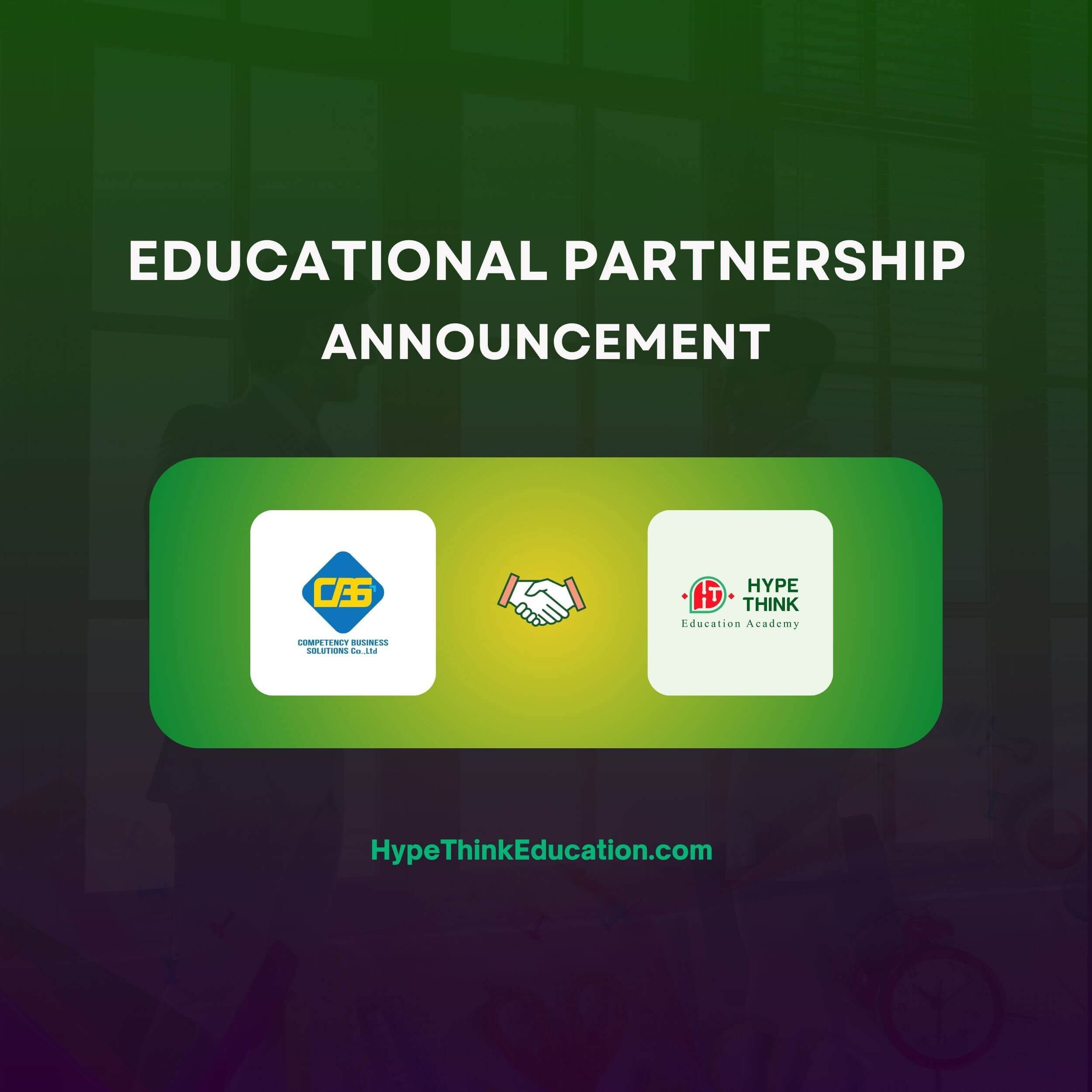 Educational Partnership : Competency Business Solutions (CBS) Co.,Ltd ...