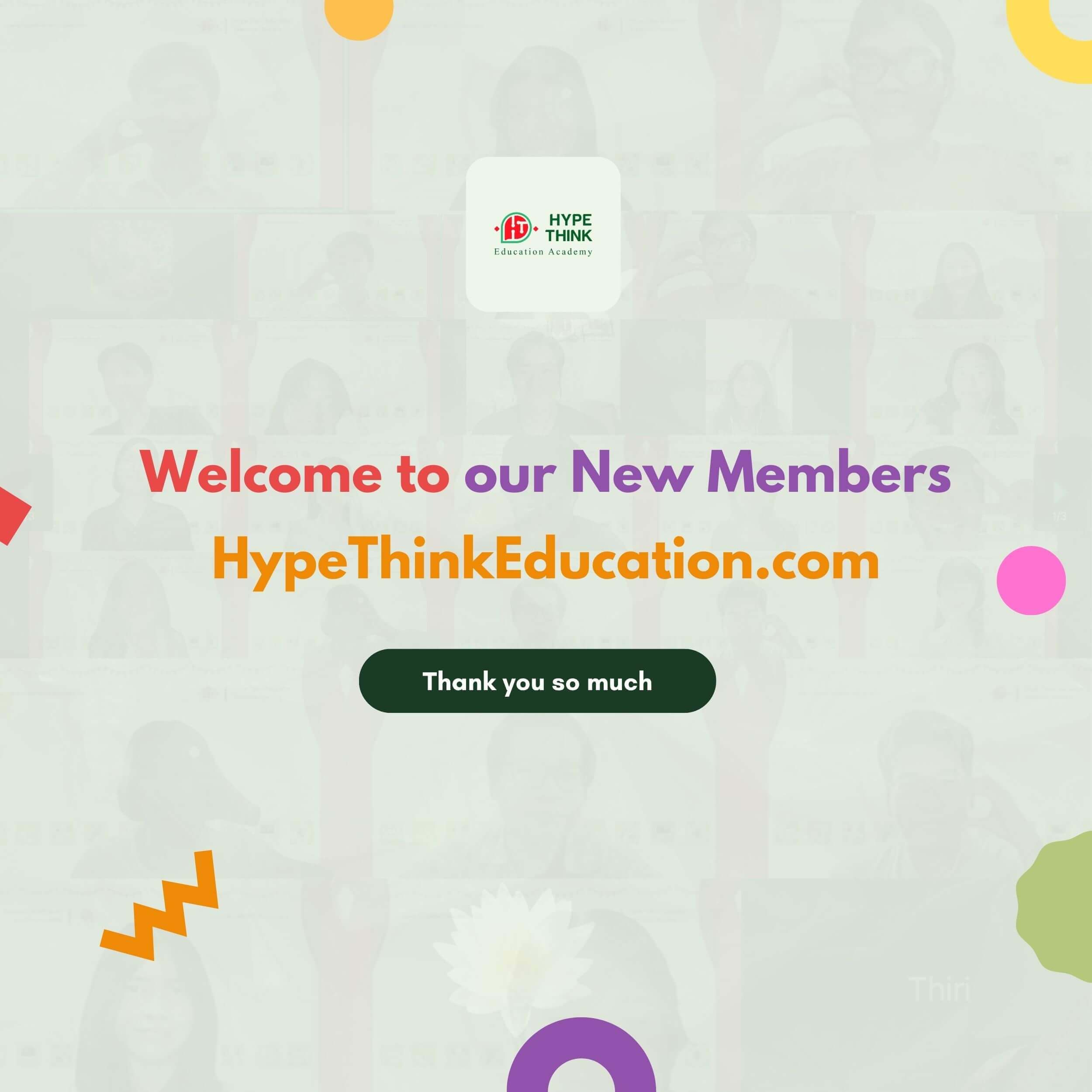 June 2024 New Volunteers Welcoming Day - Hype Think Education